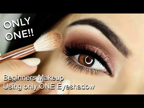 Eye Makeup Tutorial using ONLY ONE Eyeshadow | TheMakeupChair