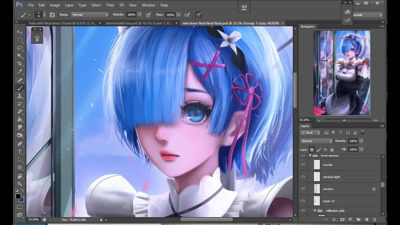 [DIGITAL SPEEDPAINT] Re:ZERO Rem Fanart