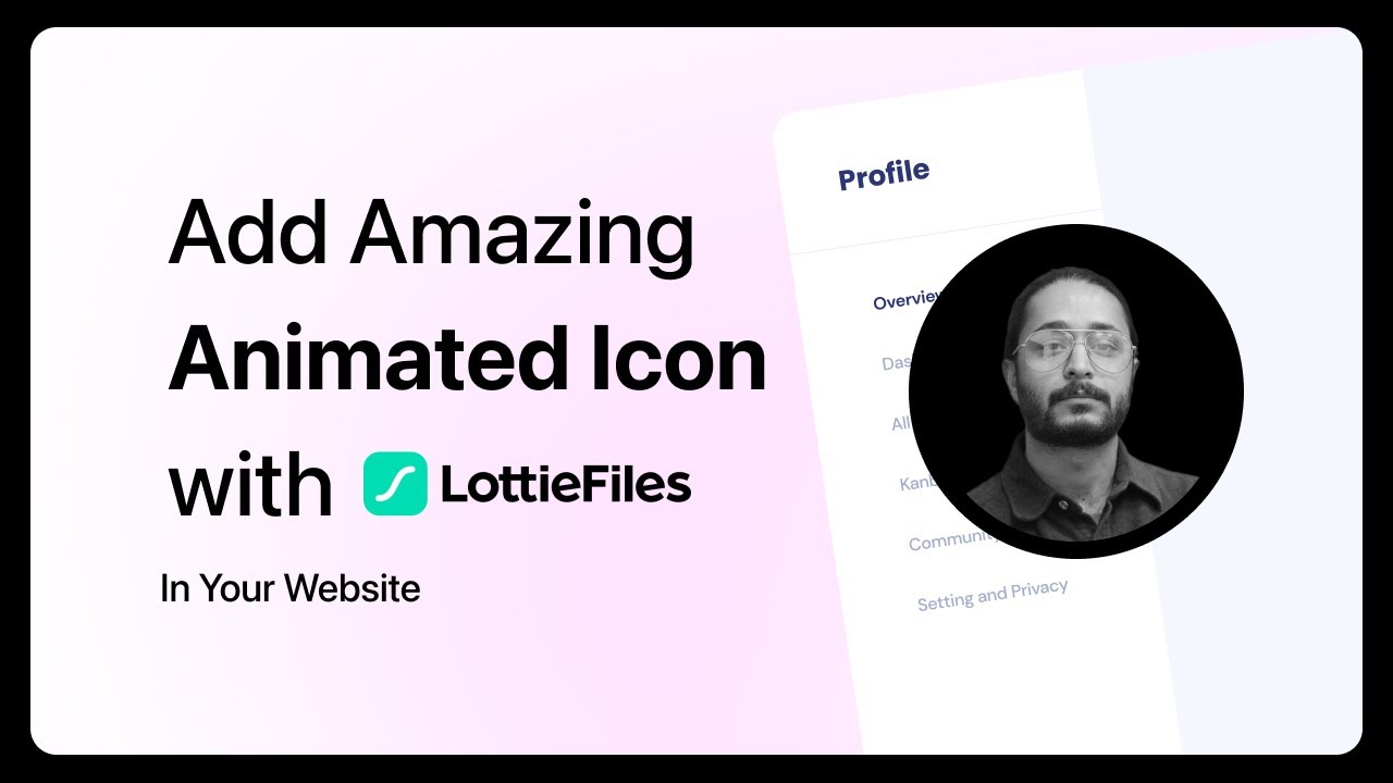 Add Animated Icons with LottieFiles in your website #animated #html #after_effects_tutorial