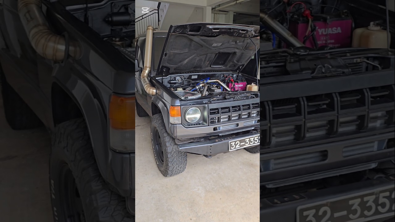 4M40 Mitsubishi Pajero turbo upgrade kit - It's quick !! #pajero #turbo