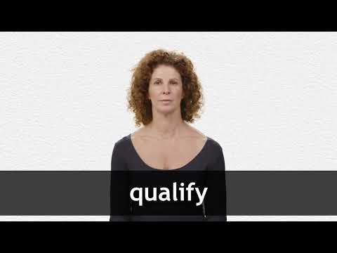 How to pronounce QUALIFY in American English