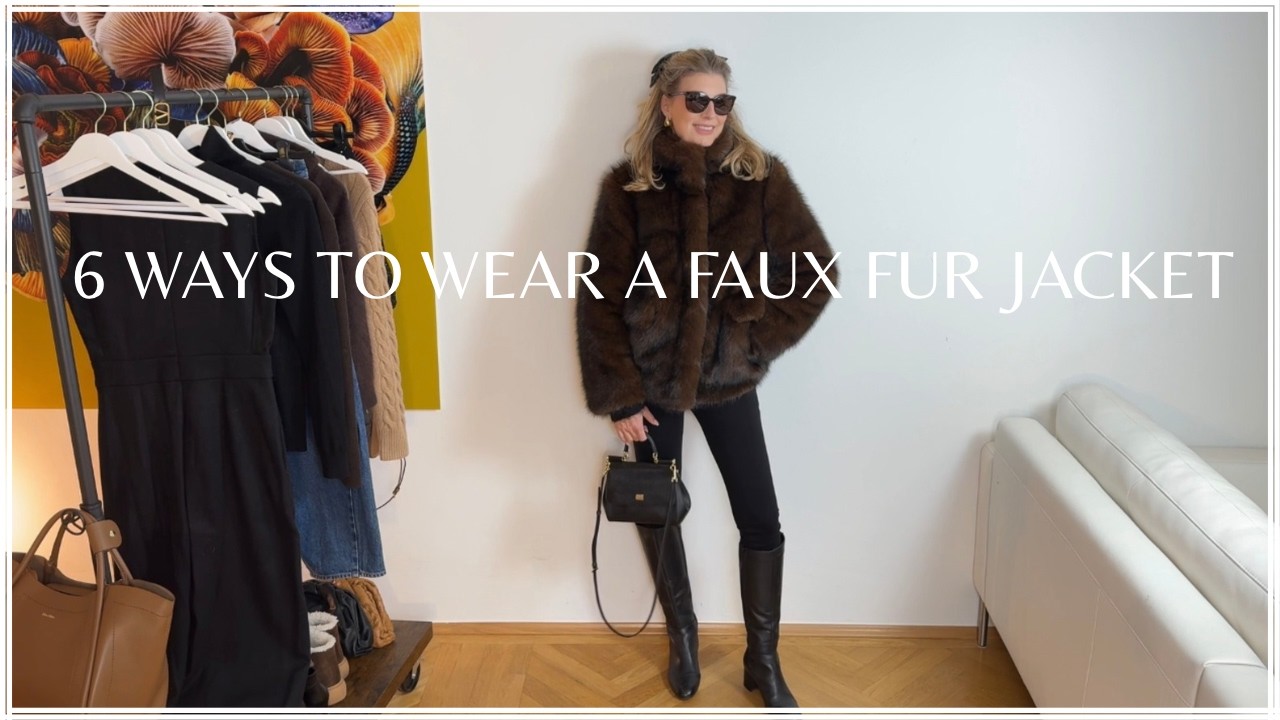 6 CHIC WAYS TO STYLE A FAUX FUR JACKET (The winter outfit ideas you need!)