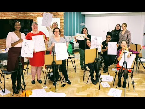 Off-site life drawing session with Breather Miss Jones PA and M.Y.O