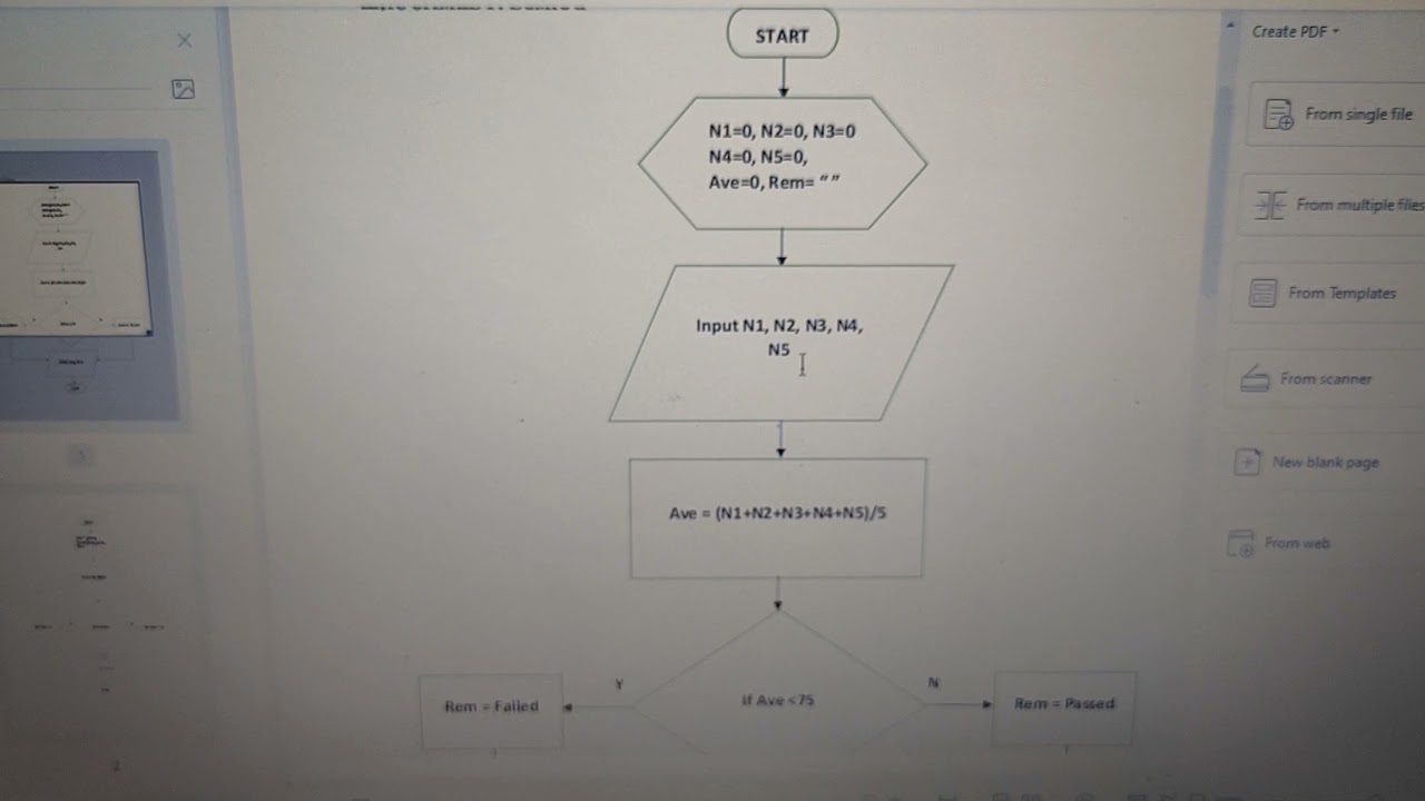 Creating Conditional Flowchart