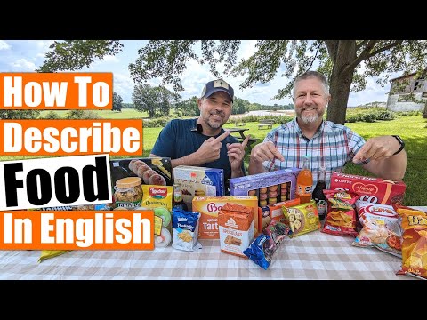 How to Describe Food in English - Two English Teachers Try Food From Around the World. πͺπ¦π