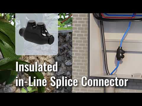 2 AWG - 14 AWG In-line Insulated Tap Connector: Aluminum to Copper Compatibility