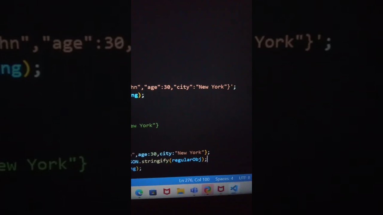 JSON.parse and JSON.stringify methods #javascript #coding #web development.
