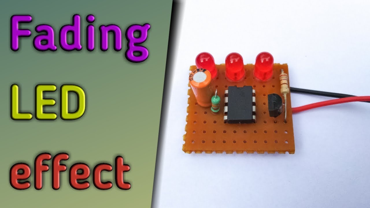 LED flasher || LED fading effect || by es tech knowledge