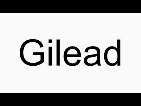 How to pronounce Gilead