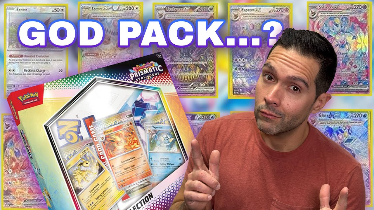 Can I hit GOD PACK inside 3 Prismatic Evolutions poster collection!