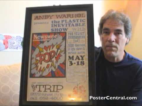 Andy Warhol’s Plastic Inevitable Show Poster 1966 Velvet Underground ...