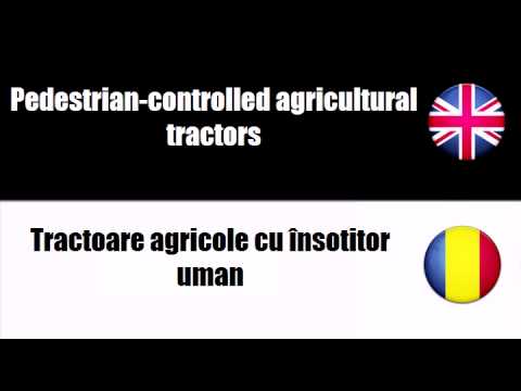 ENGLISH ROMANIAN   Tractors