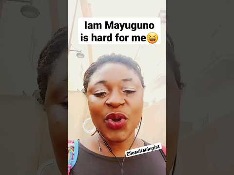 Learning how to pronounce IAM MAYUGUNO. Kenya 🇰🇪 hope am correct now