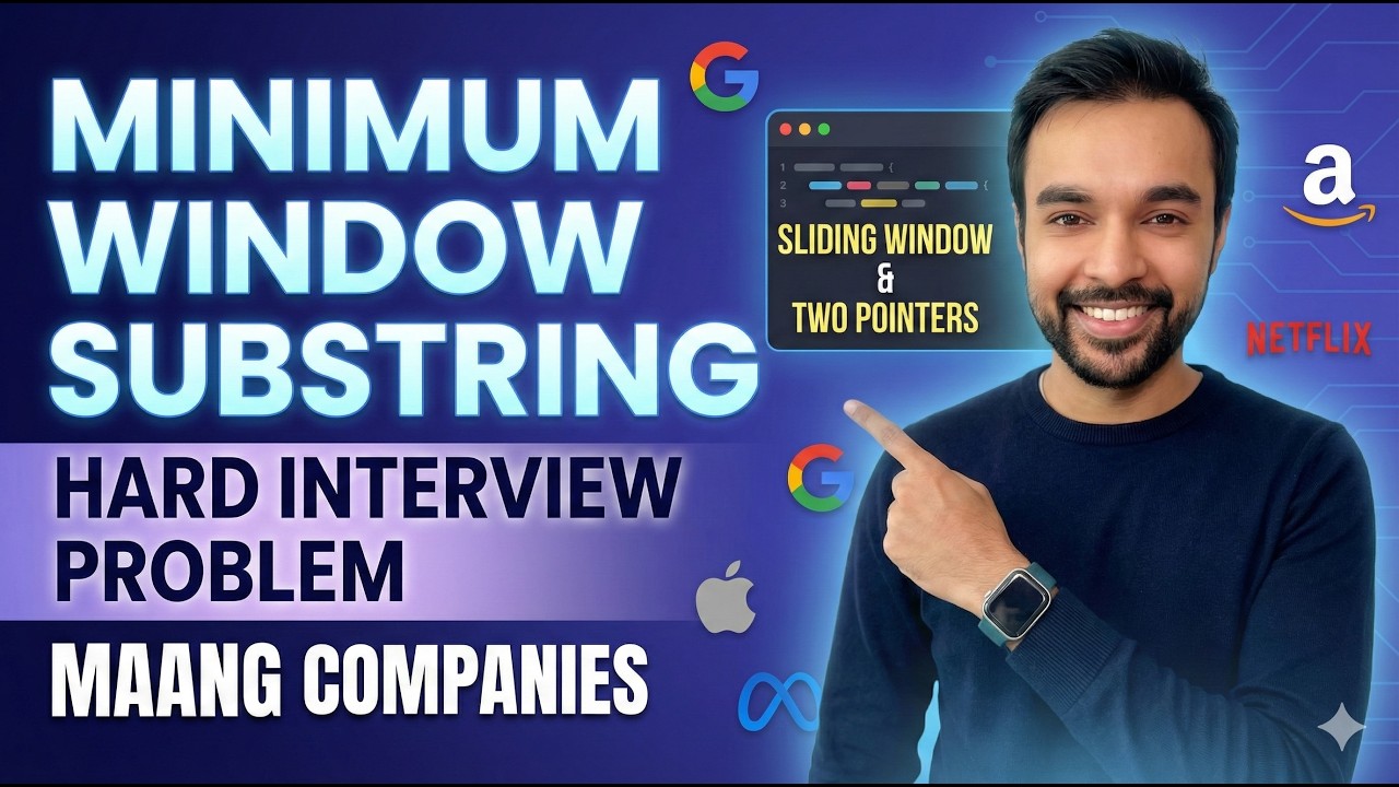 Minimum Window Substring (LeetCode 76) | Interview Essential | Sliding Window + Two Pointers