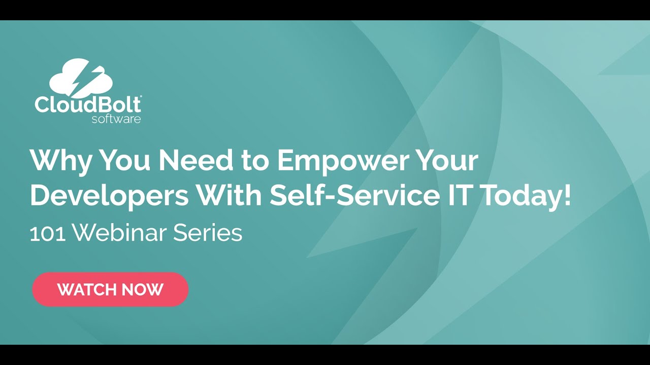 Intro to CloudBolt and Self Service IT