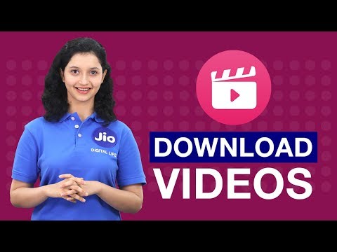Jio Cinema - How to Download a Video on Jio Cinema(Hindi) | Reliance Jio