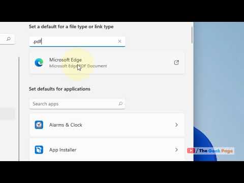Change Default PDF Reader In Windows 11