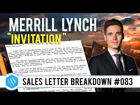Merrill Lynch | "Personal Invitation" Sales Letter Breakdown (Proven Ads 83/100)
