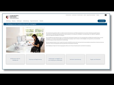 Vorstellung SV-Meldeportal