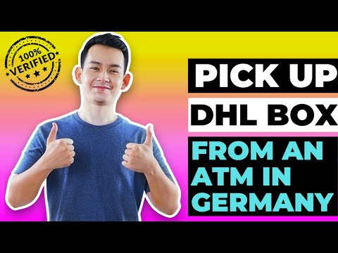 How to pick up a DHL Box 📦 from an ATM in Germany 🇩🇪 | #remo  #dhl  #germany
