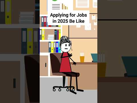 Applying for Jobs in 2025 Be Like #corporate #animation #gplus #skits