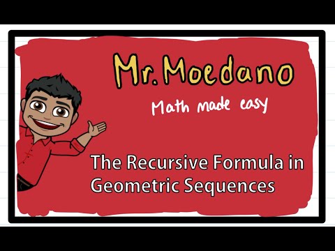 The Recursive Formula in Geometric Sequences!