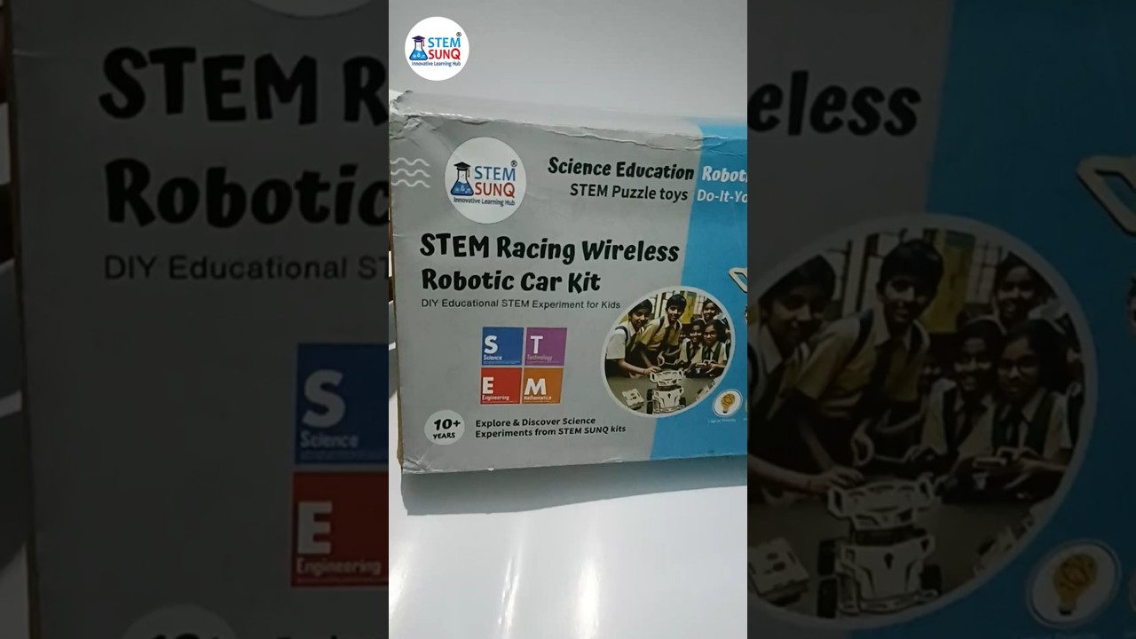 STEM Wooden Racing Wireless Robot Car Kit: Overview