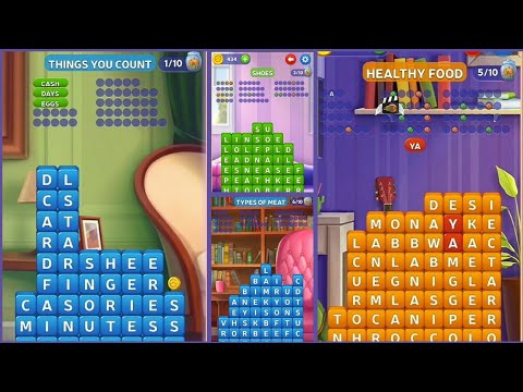 Kitty Scramble: Word Stacks (Paris) 23 to 30 Full HD||By Clever App Pte. Ltd