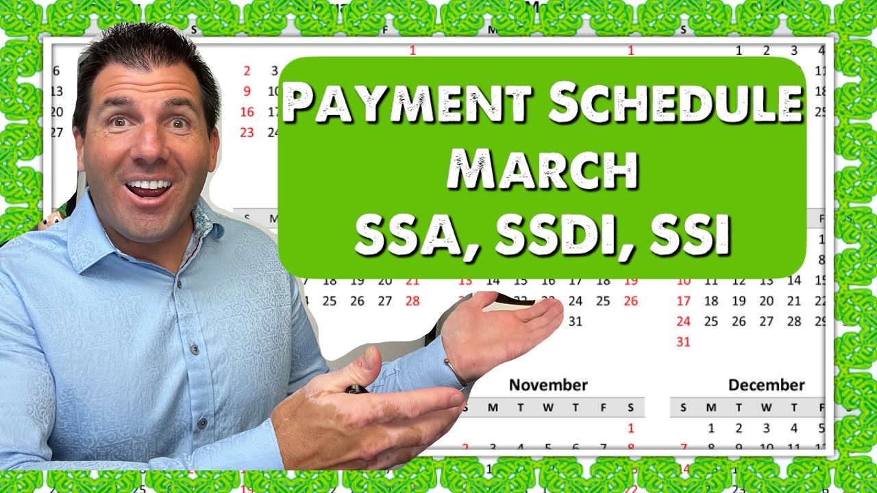 Social Security Checks: Payment Schedule for March 2026 - SSA, SSDI, SSI