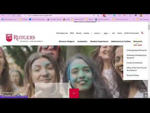 Rutgers Website Tutorial