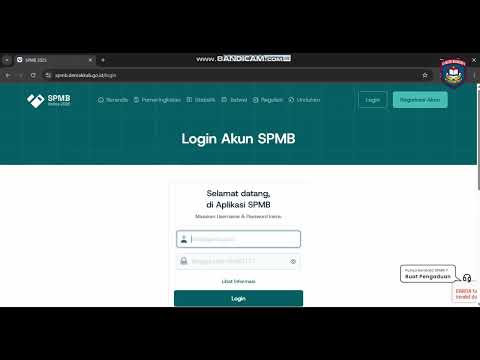 TUTORIAL PENGGUNAAN AKUN SPMB 2025