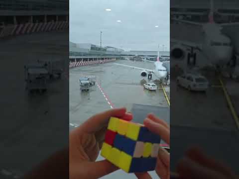 Prague airport #rubiks #airport #prague