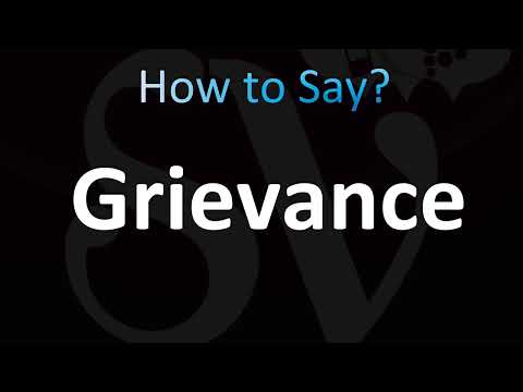 How to Pronounce Grievance (CORRECTLY!)