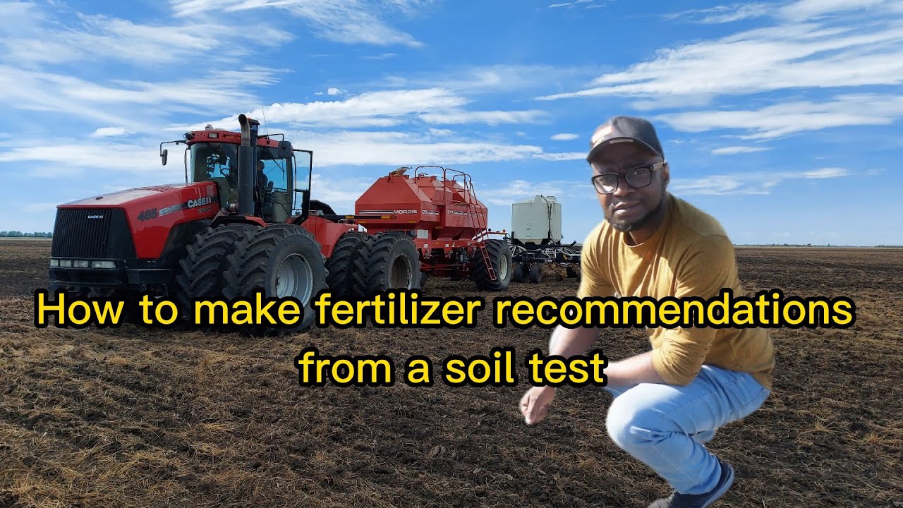 How to make fertilizer recommendations from a soil test