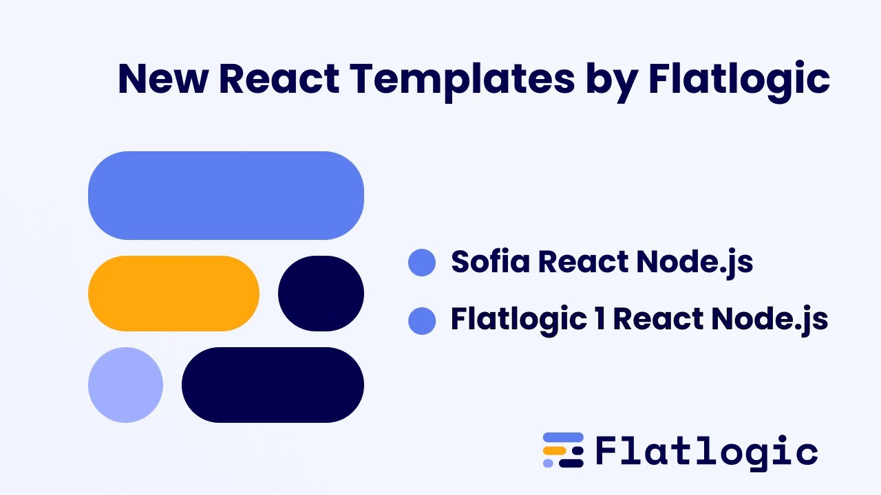 New React Templates by Flatlogic | Sofia React NodeJS, Flatlogic #1[2021]