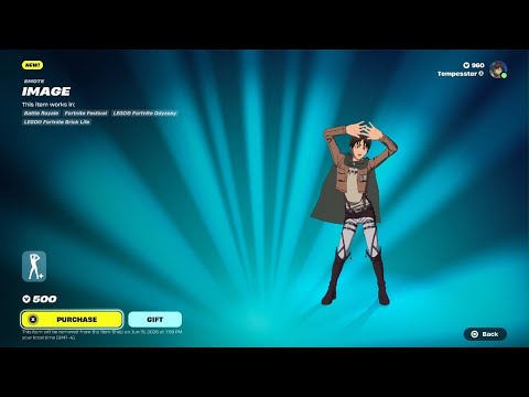 Fortnite Item Shop (June 12) NEW Image Emote
