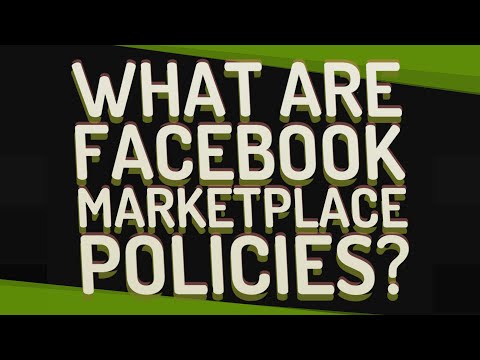 What are Facebook marketplace policies?