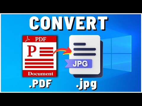 How To Convert PDF File to JPG (2023)