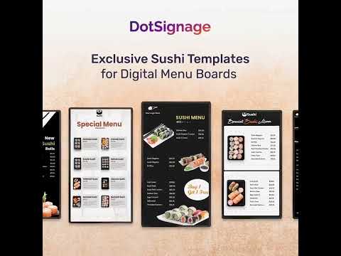 š£ Introducing Our Irresistible Sushi Menu Templates! š£