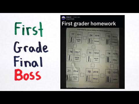 the dark souls of 1st grade math homework