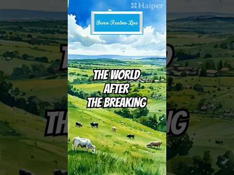 Events After The Breaking - Seven Realms Lore #shortsvideo #fantasybooks #lore