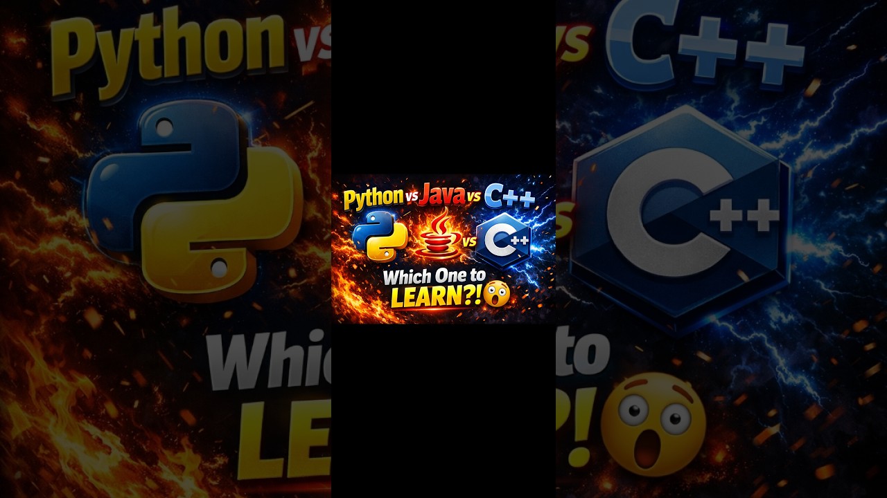 Python vs Java vs C++ vs JS vs Kotlin 😱 | Which One Should You Learn?