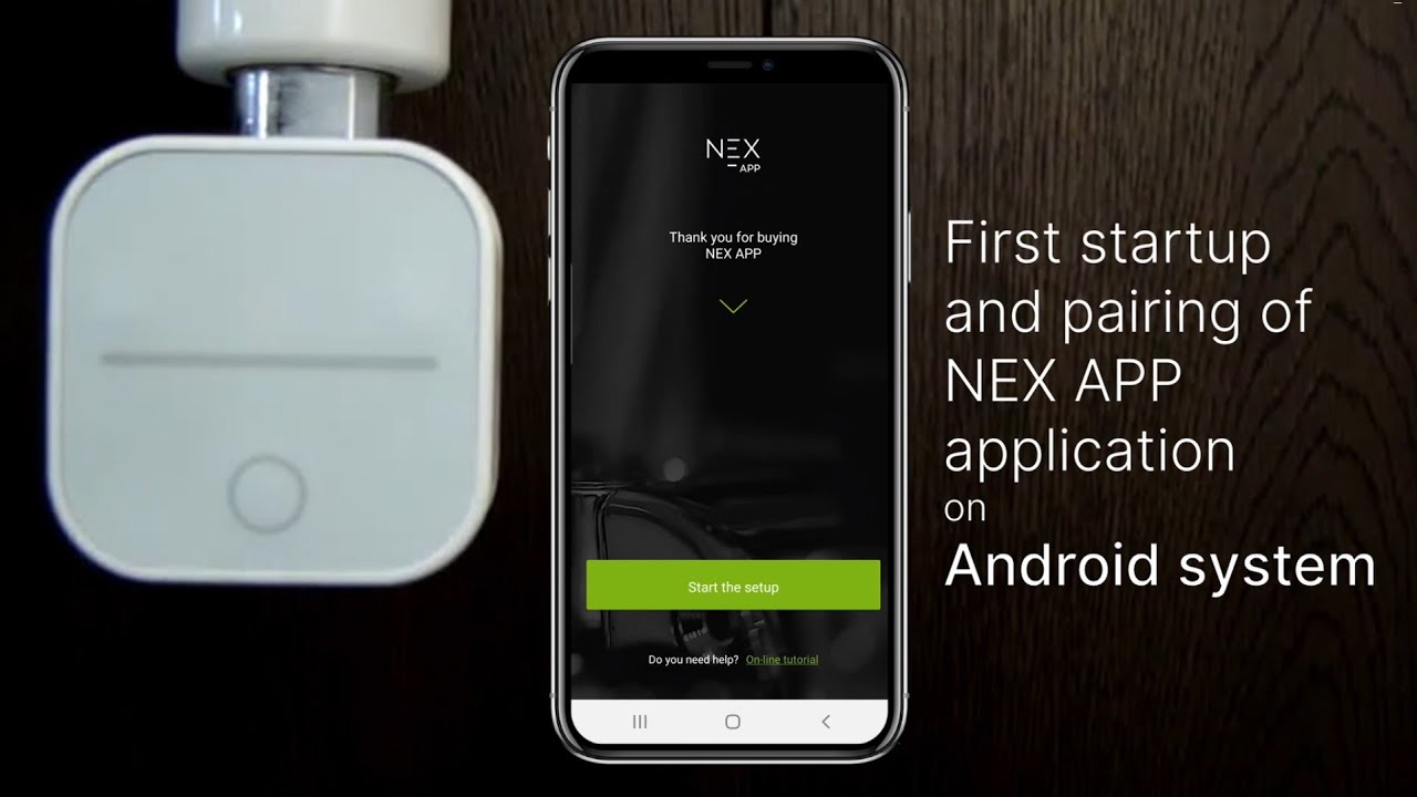 First startup and pairing of NEX APP - ANDROID