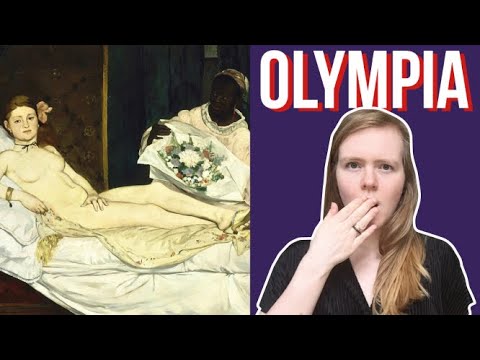 OLYMPIA by Édouard Manet (a painting of prostitution and scandal) - Musée d'Orsay in Paris