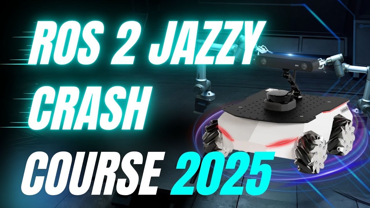 Learn ROS2 Jazzy Crash Course 2025 (full learning material and code included)