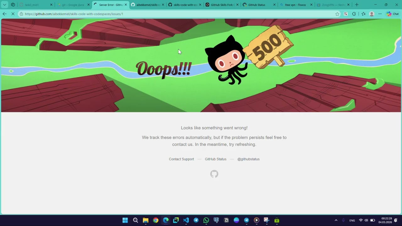 Learn github skills | Code with Codespaces
