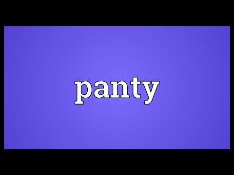 Panty Meaning