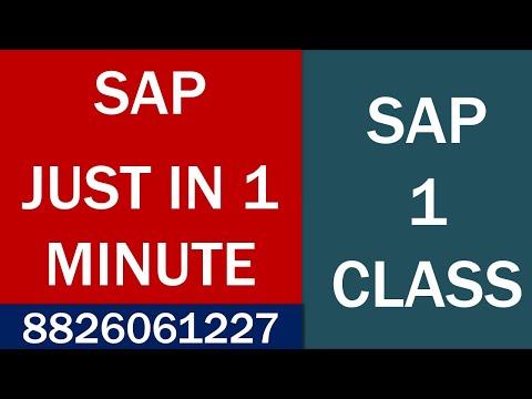 SAP Training Class-Define Company-OX15 Class -1 Hindi