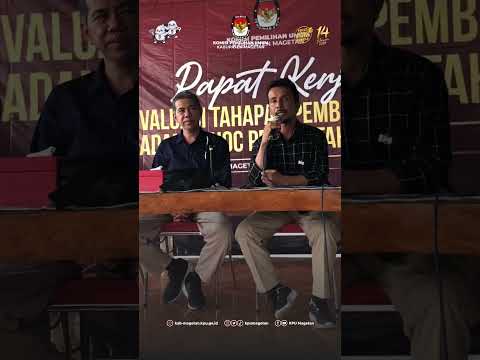 Evaluasi Tahapan Pembentukan Badan Adhoc Pemilu 2024 KPU Kabupaten Magetan