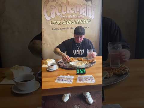 Stef2Hungry vs 3kg Sugar Showdown Food Challenge…can he do it?!